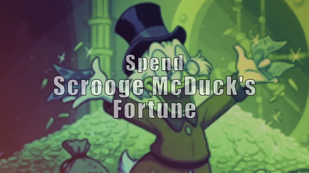 Spend Scrooge McDuck's Fortune - Online Game